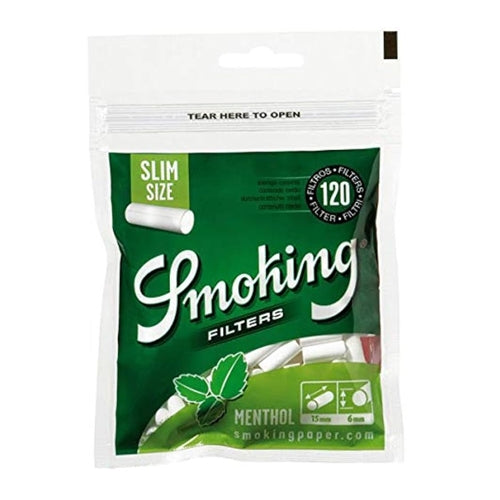 Smoking Menthol Slim Size Filter Tips 15mm x 6 mm | Rabbit Habit