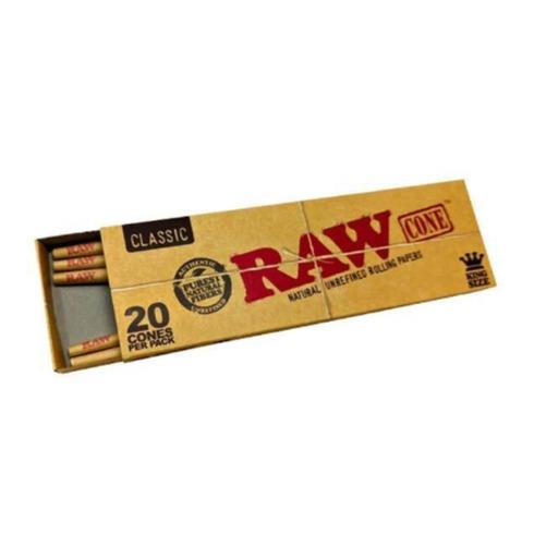 RAW Cone Classic 1/4 Size 20 Cones/Pack | Rabbit Habit